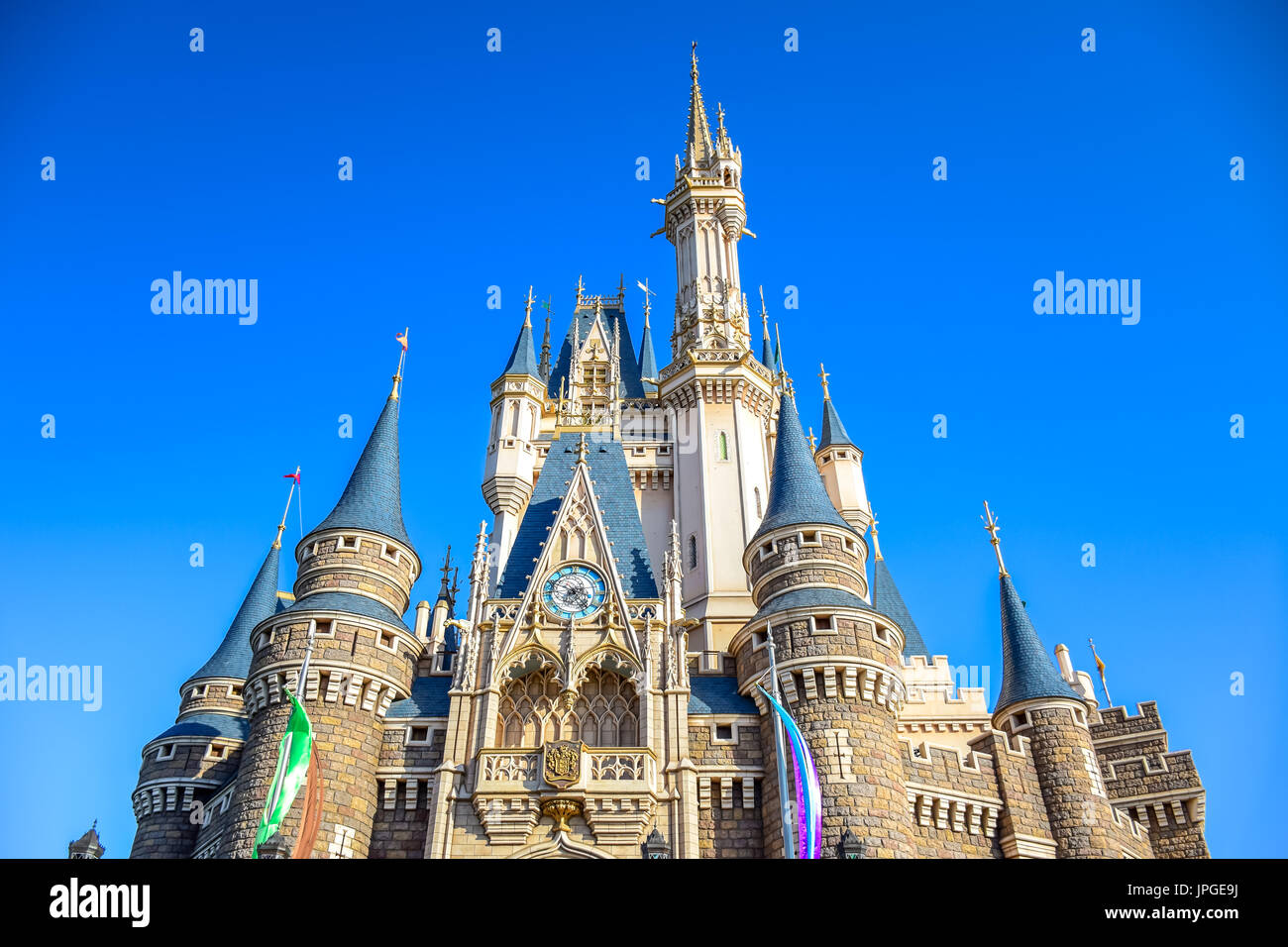 Tokyo Disneyland Cinderella Castle Stock Photo - Alamy