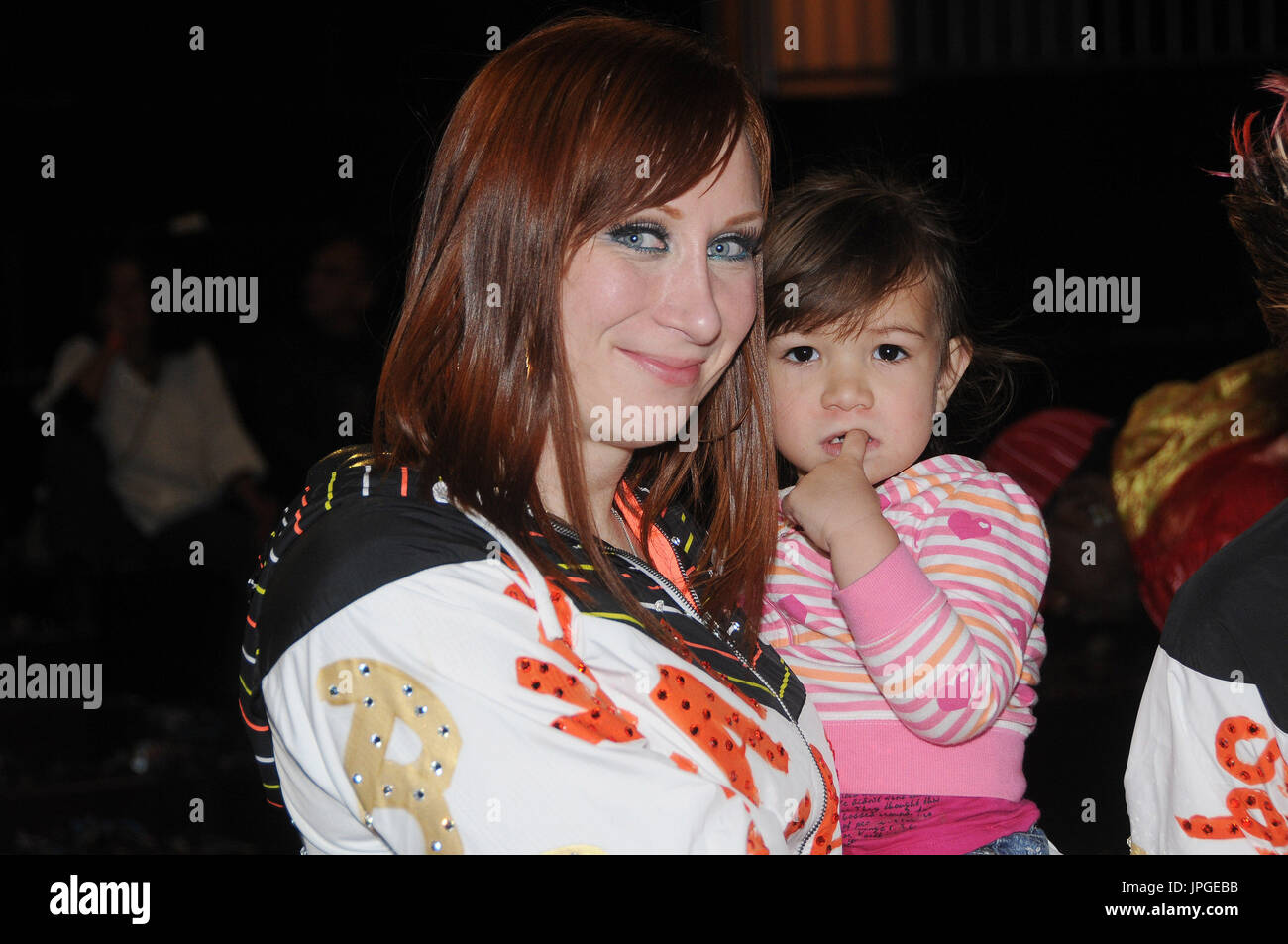 Keeley Kaukimoce & Daughter at the live taping of Randy Jackson s ...