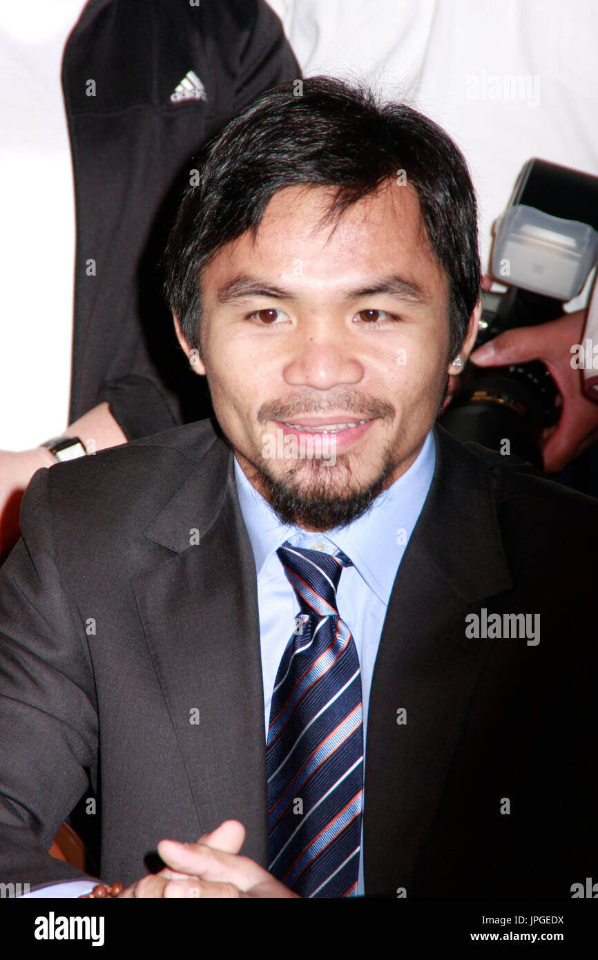 Manny Pacquiao at the Day of Service Honoring Manny Pacquiao and his ...