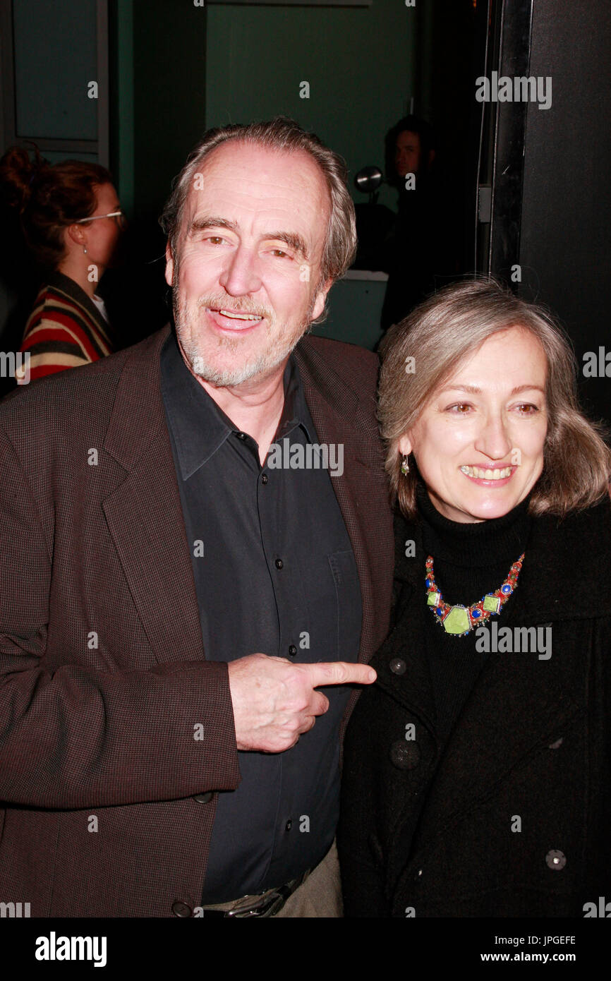 Wes Craven and wife Iwa Craven at the World Premiere of THE LAST HOUSE ...