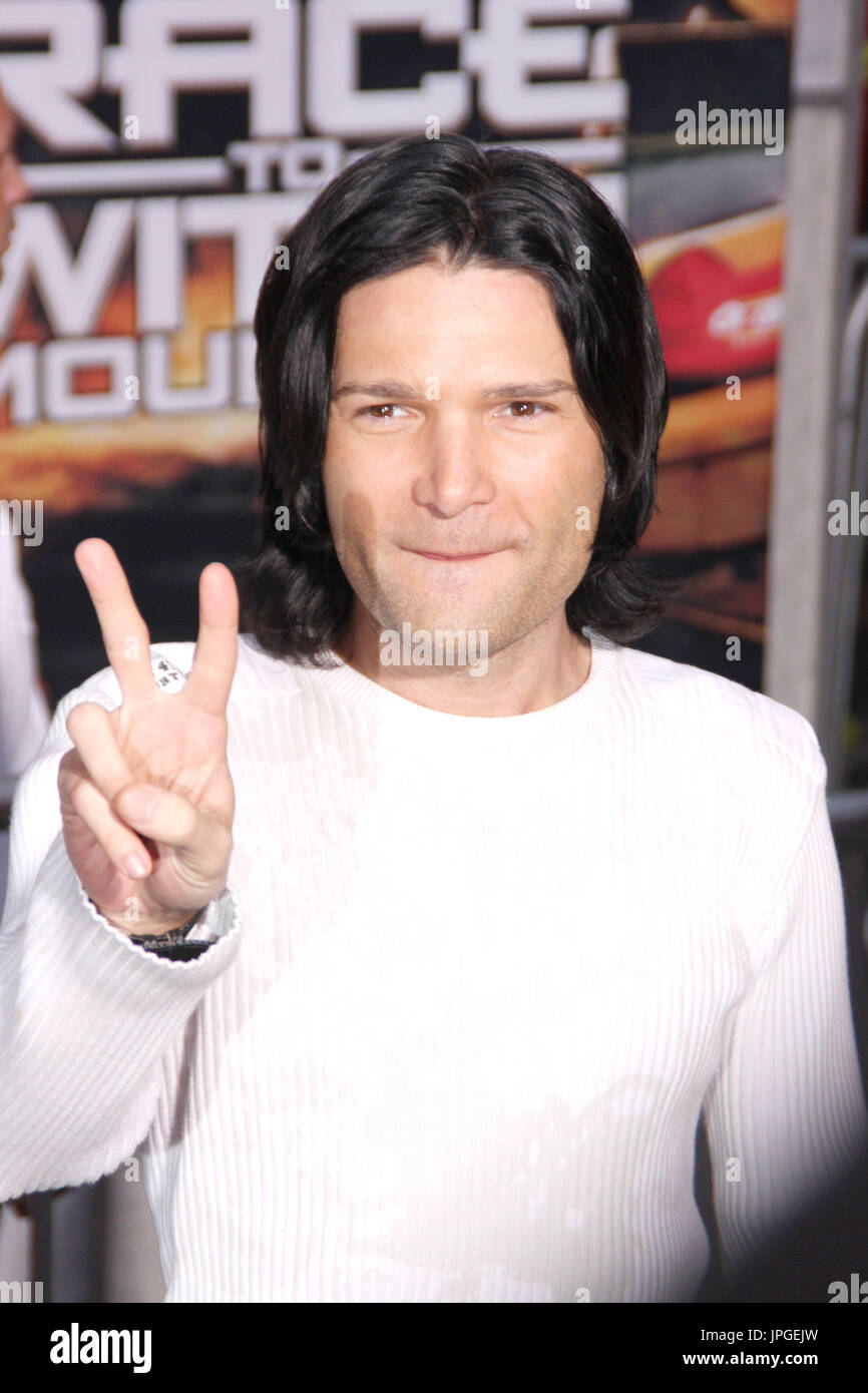 Corey Feldman at the World Premiere of RACE TO WITCH MOUNTAIN held at ...