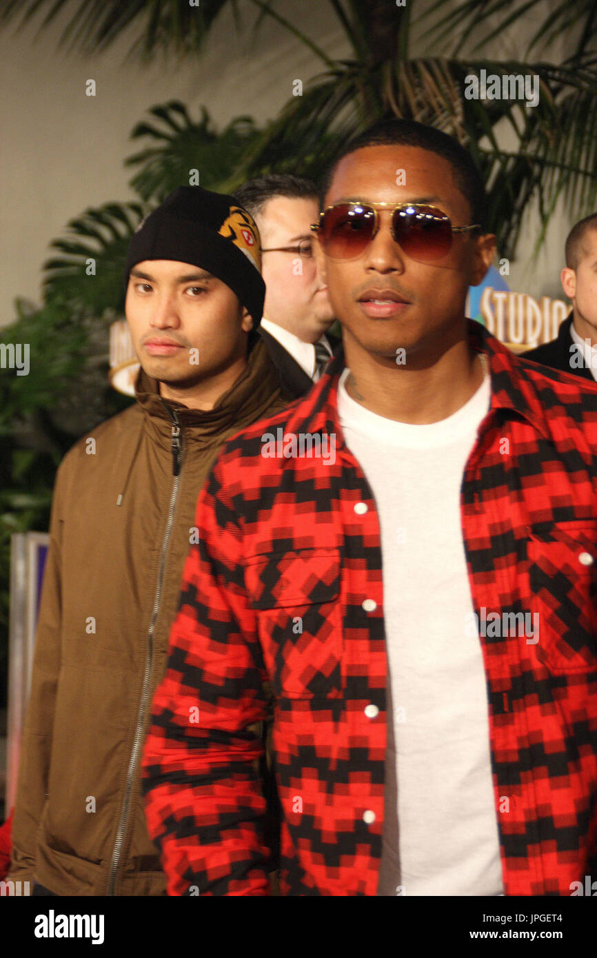 Chad Hugo and Pharrell Williams at the World Premiere of FAST & FURIOUS ...