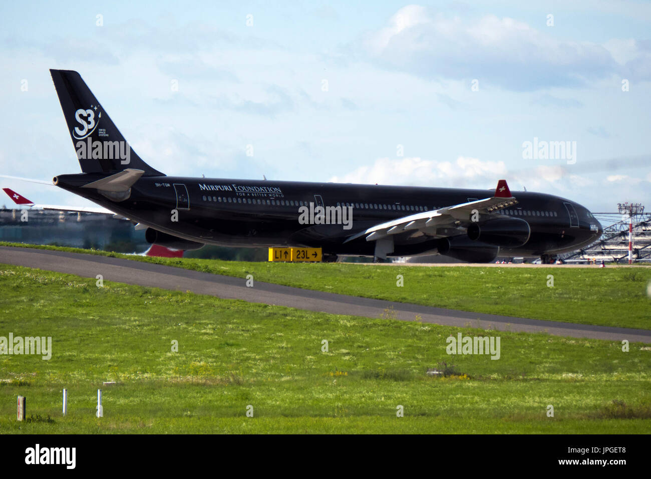 The plane of the Mirpuri Foundation Stock Photo - Alamy