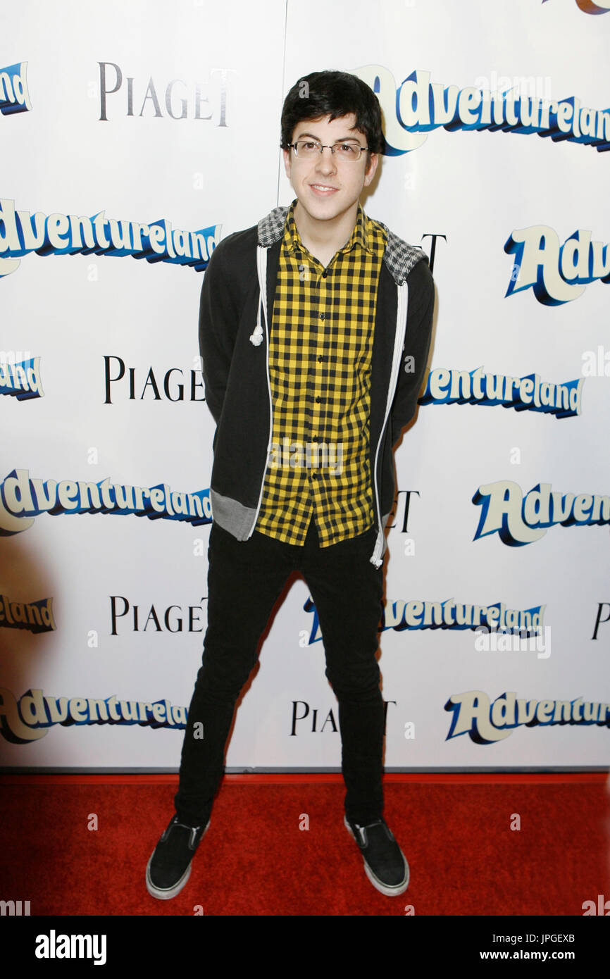 Christopher Mintz Plasse at the Los Angeles Premiere of ADVENTURELAND ...