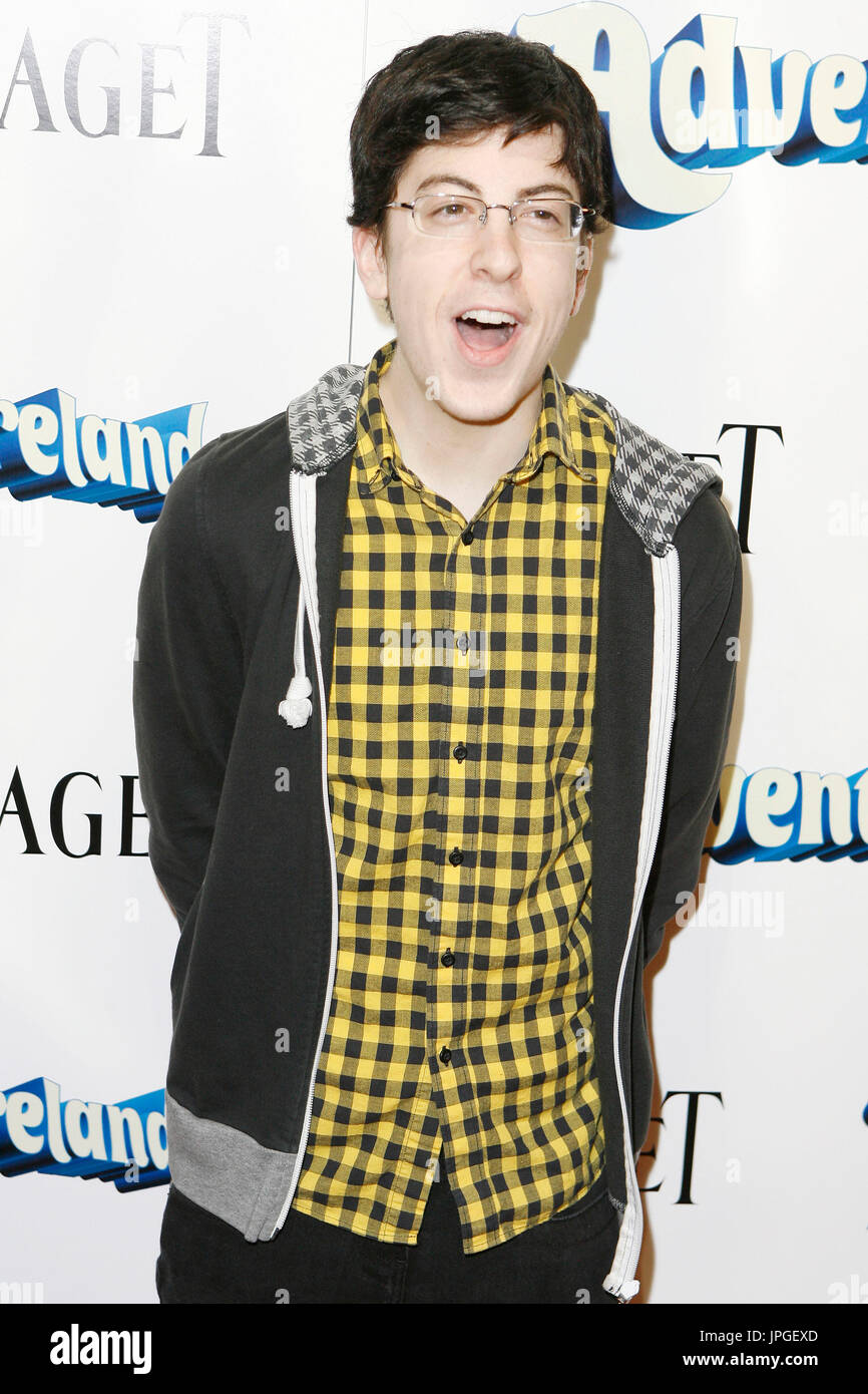 Christopher Mintz Plasse at the Los Angeles Premiere of ADVENTURELAND ...