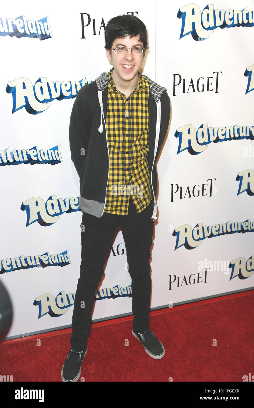 Christopher Mintz Plasse at the Los Angeles Premiere of ADVENTURELAND ...