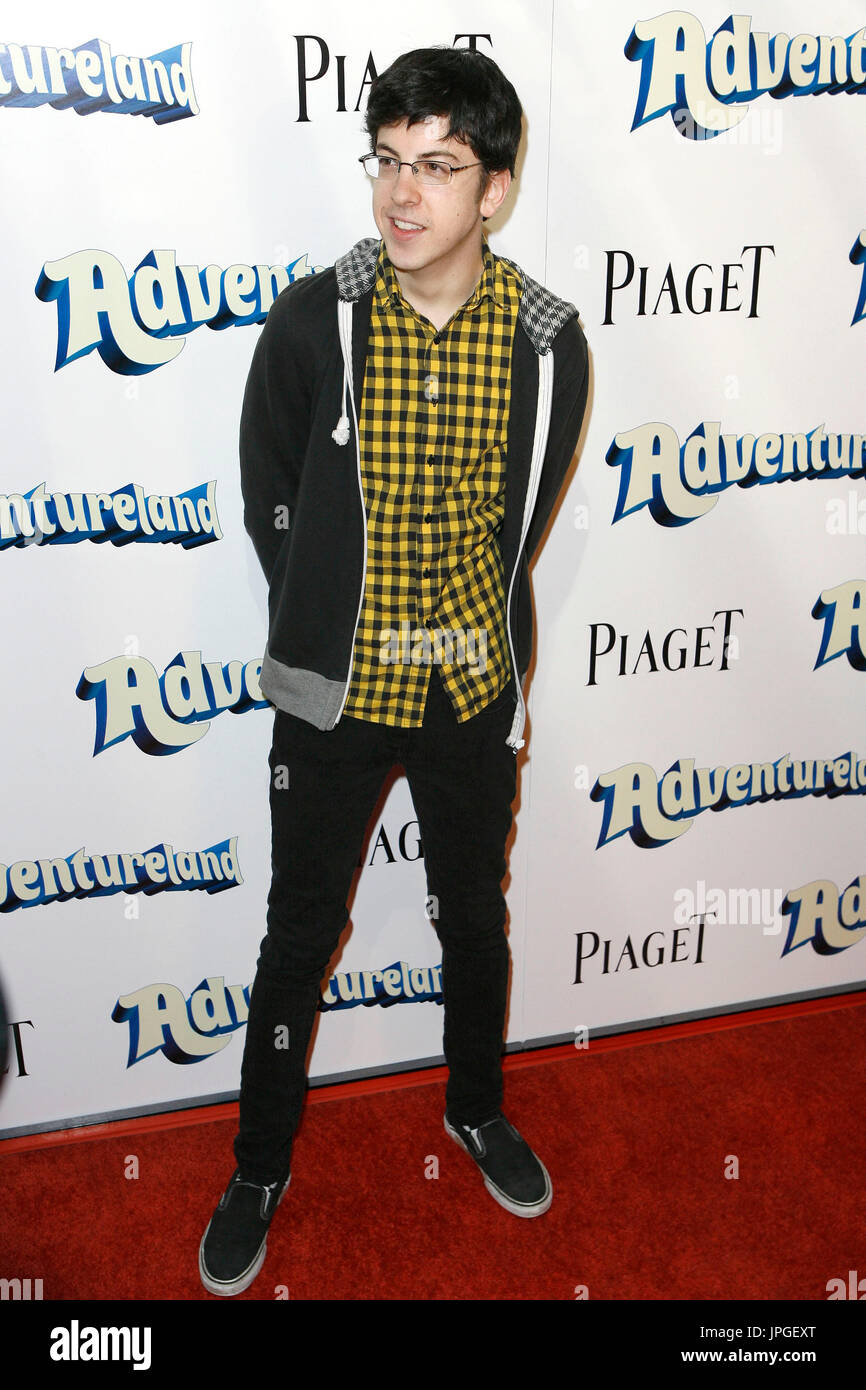 Christopher Mintz Plasse at the Los Angeles Premiere of ADVENTURELAND ...