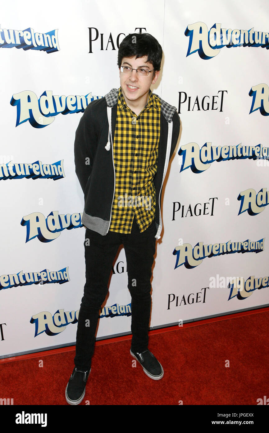 Christopher Mintz Plasse at the Los Angeles Premiere of ADVENTURELAND ...