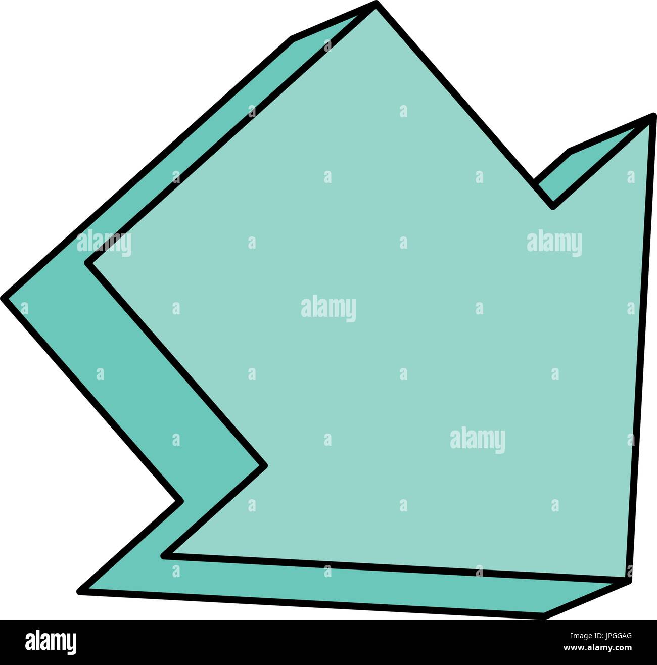 Arrow pointing symbol Stock Vector Image & Art - Alamy