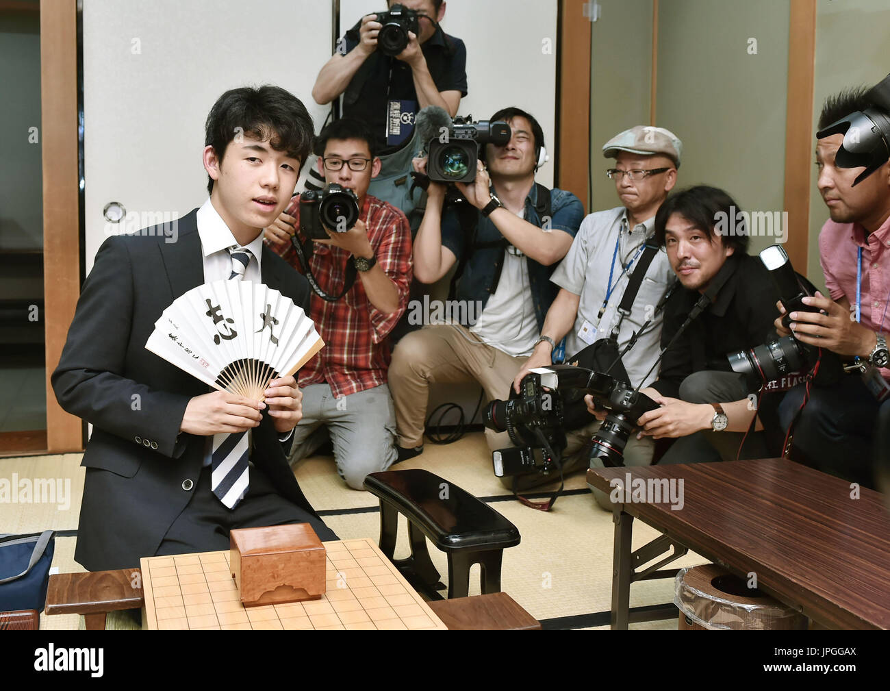 Sota Fujii, youngest professional "shogi" Japanese chess player at 14 ...