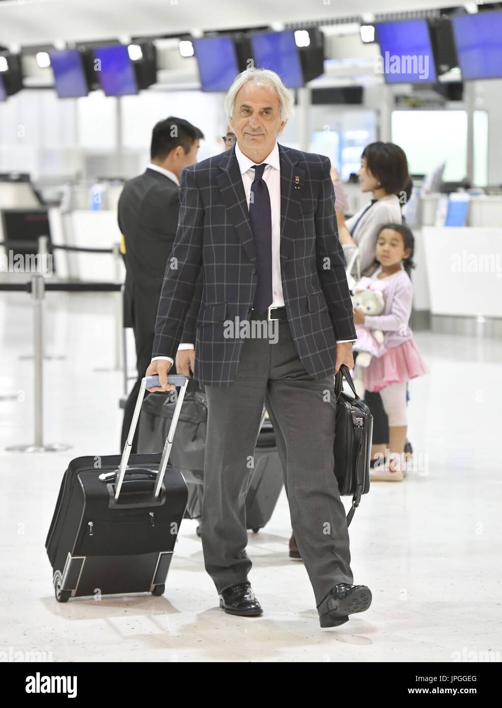 Japan soccer coach Vahid Halilhodzic leaves Narita International ...