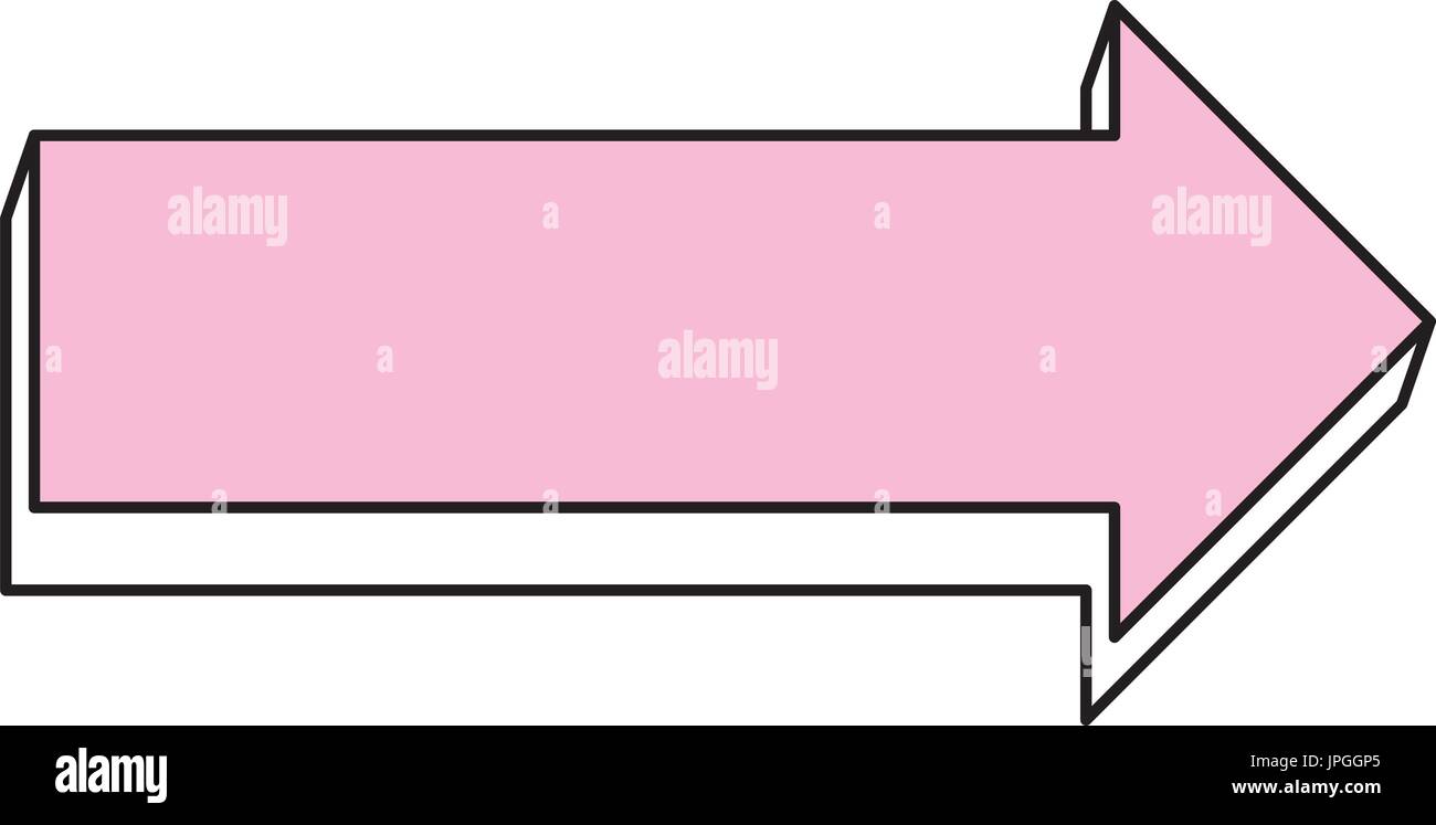 Arrow pointing symbol Stock Vector Image & Art - Alamy