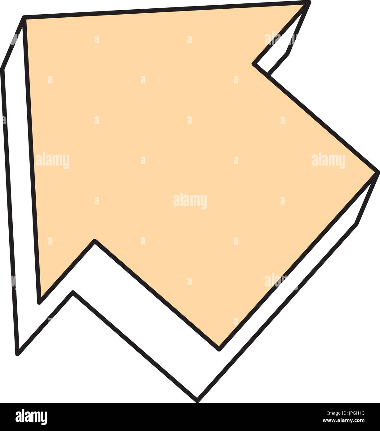 Arrow pointing symbol Stock Vector Image & Art - Alamy