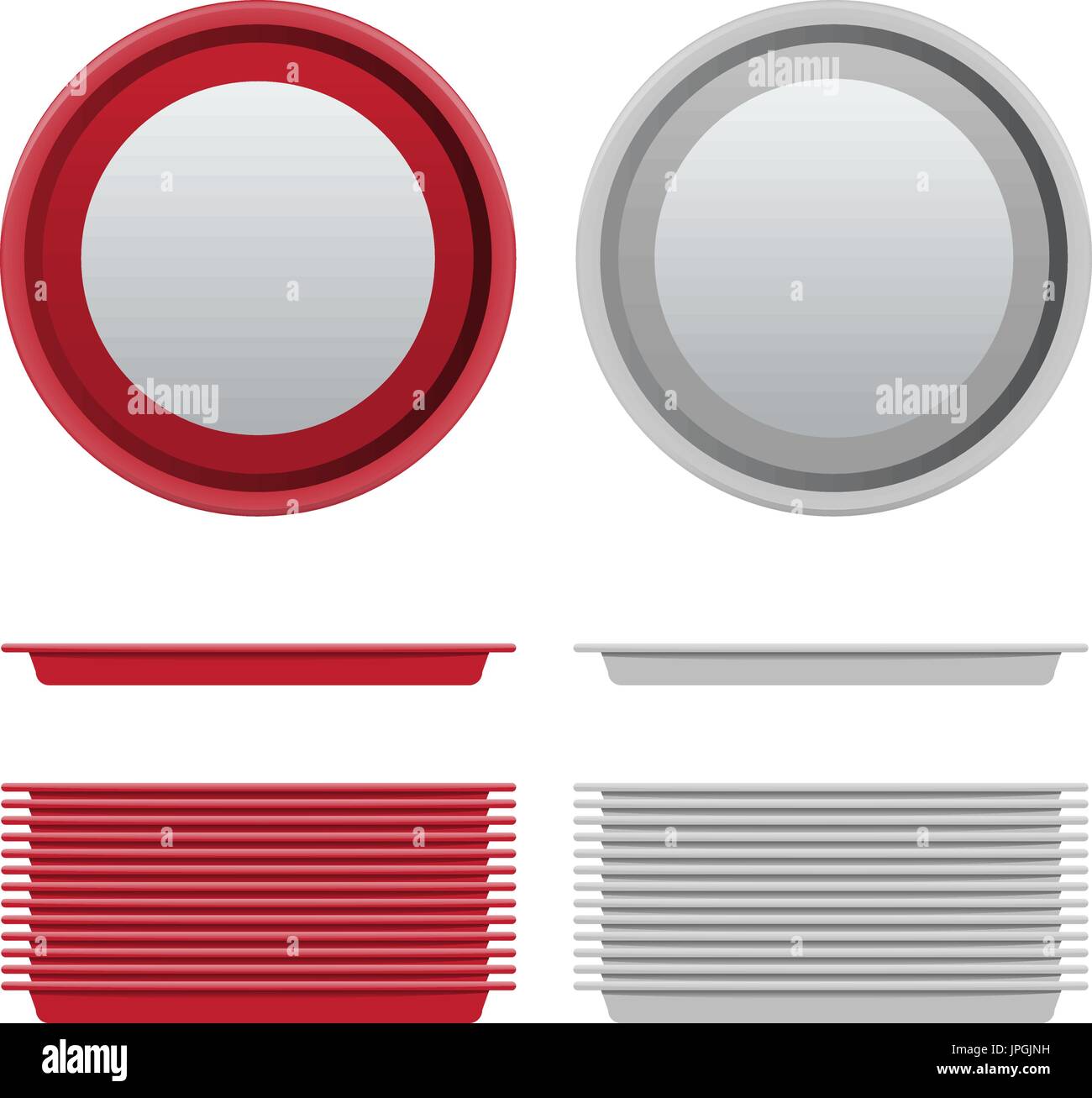 Salver shape Stock Vector Images - Alamy