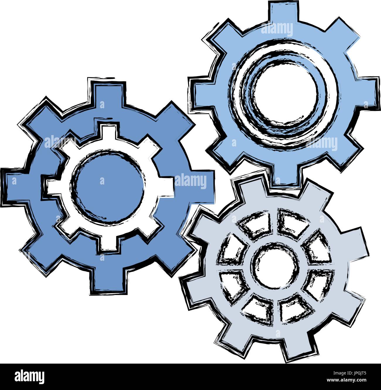 Gears Sketch High Resolution Stock Photography and Images - Alamy