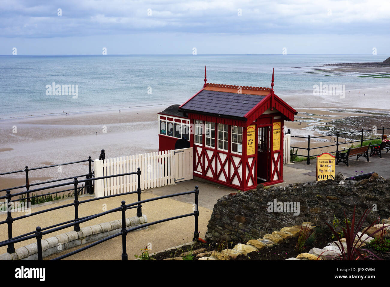 Saltburn by the sea funicular railway hi-res stock photography and ...