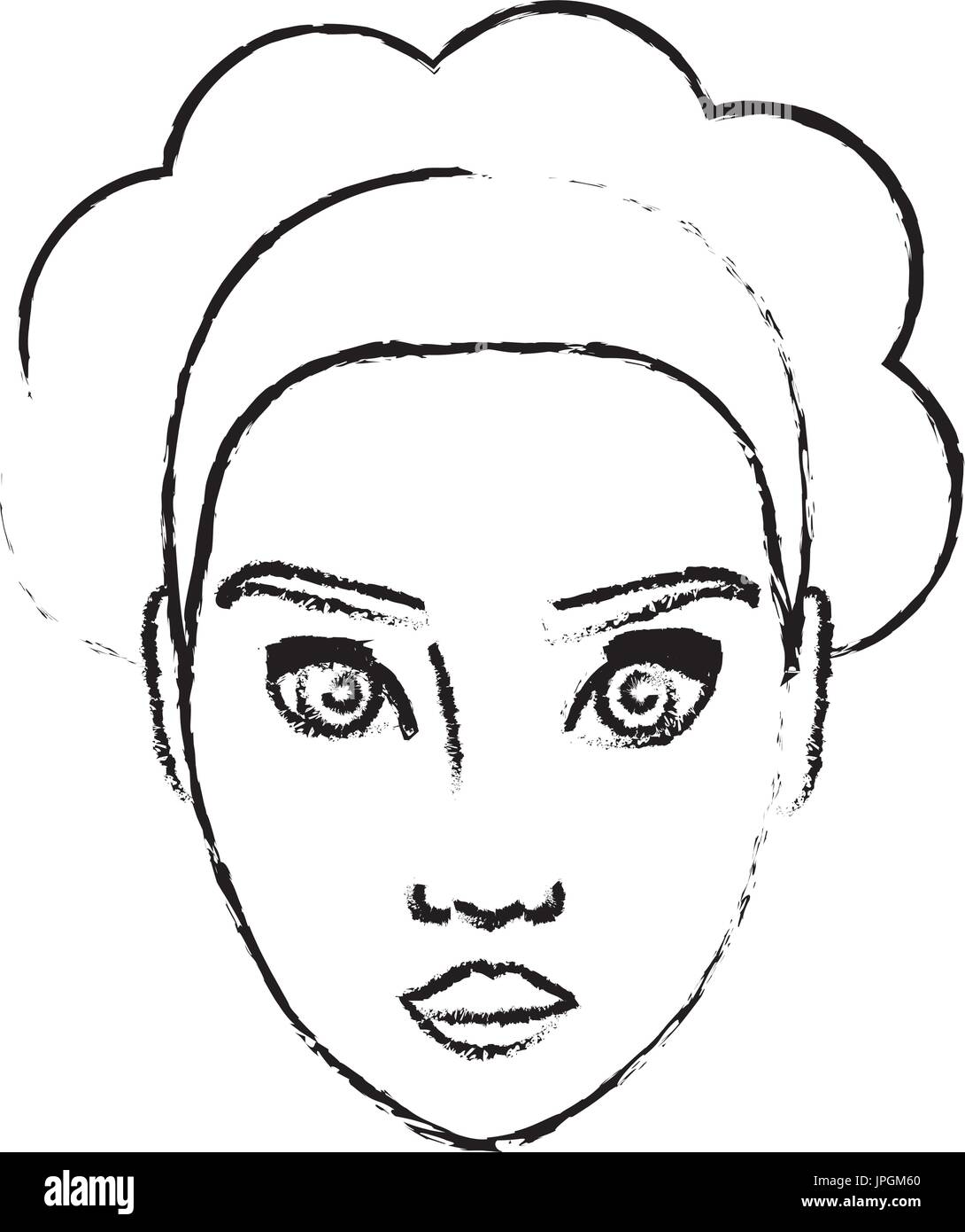 woman face icon Stock Vector Image & Art - Alamy