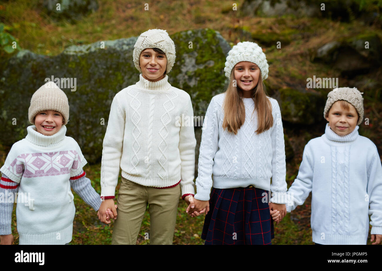 Friendly kids hi-res stock photography and images - Alamy