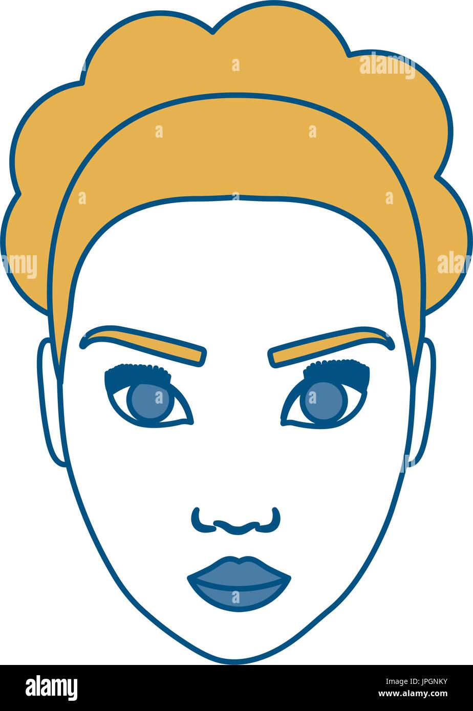 woman face icon Stock Vector Image & Art - Alamy