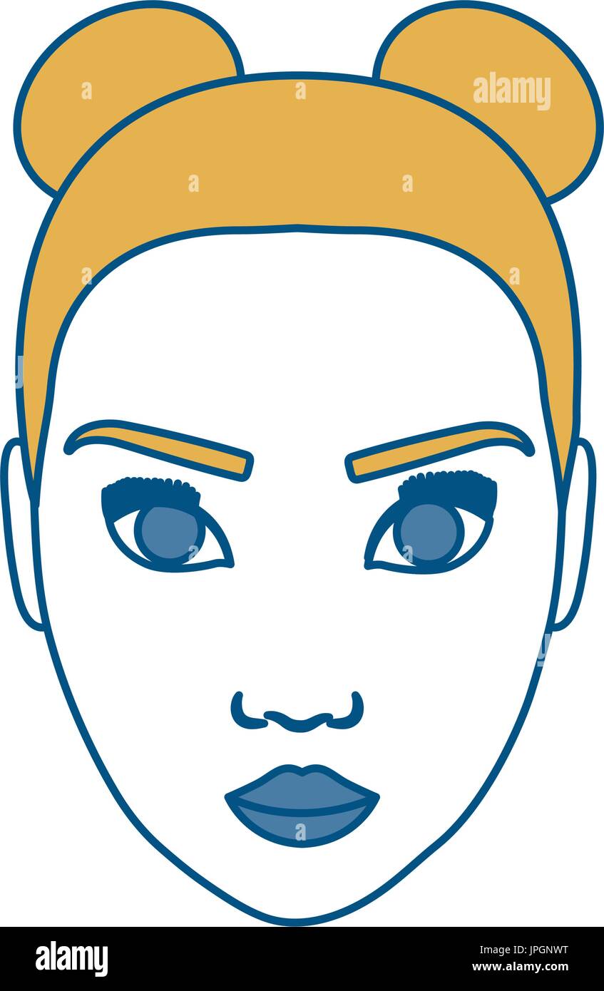 woman face icon Stock Vector Image & Art - Alamy