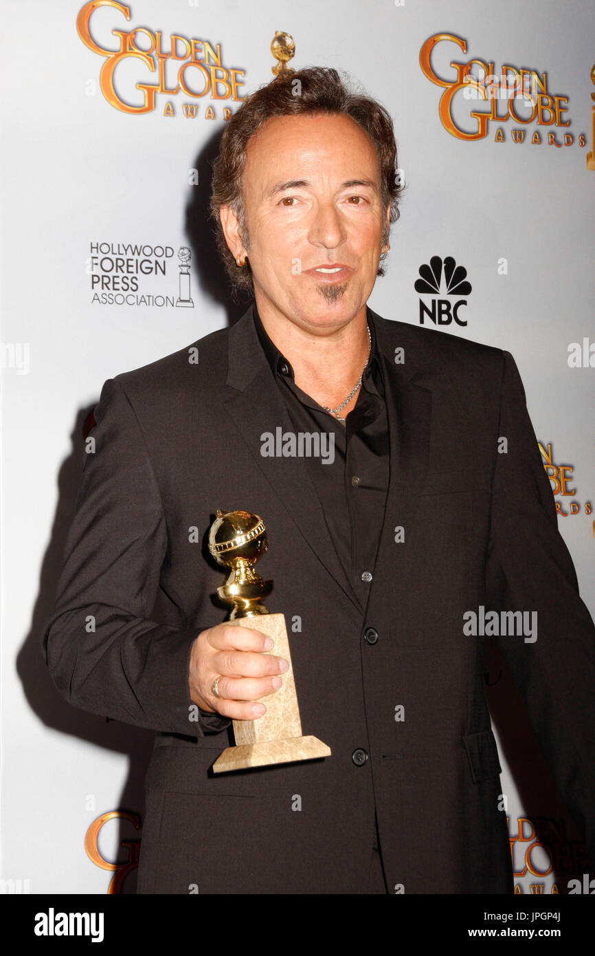 Bruce Sprinsteen at press room of "The 66th Annual Golden Globe Awards ...