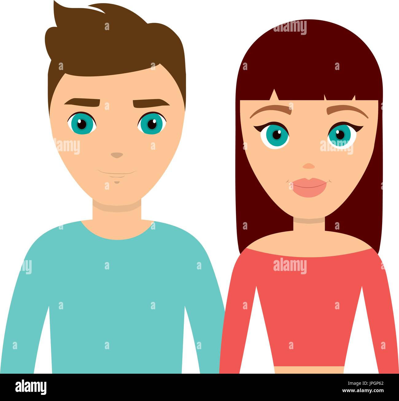 cartoon happy couple icon Stock Vector Image & Art - Alamy