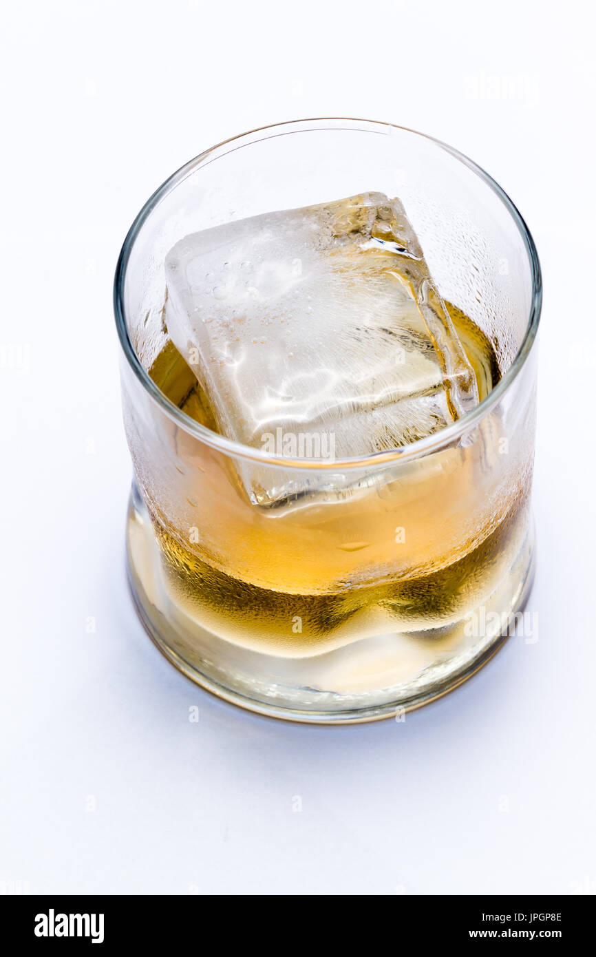 Ice Cubes With Whiskey