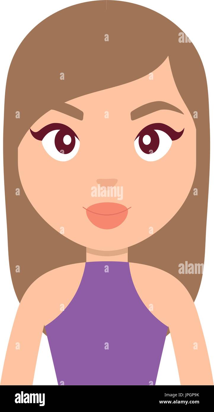 cartoon woman icon Stock Vector Image & Art - Alamy