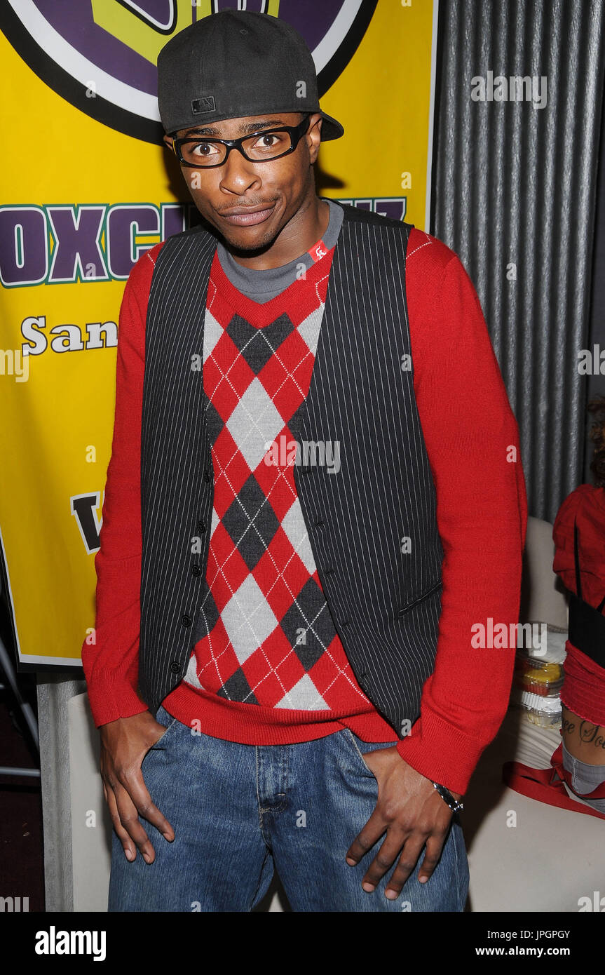 Diamond Robinson AKA Juice of Boxcuttuhz at the live taping of Randy ...