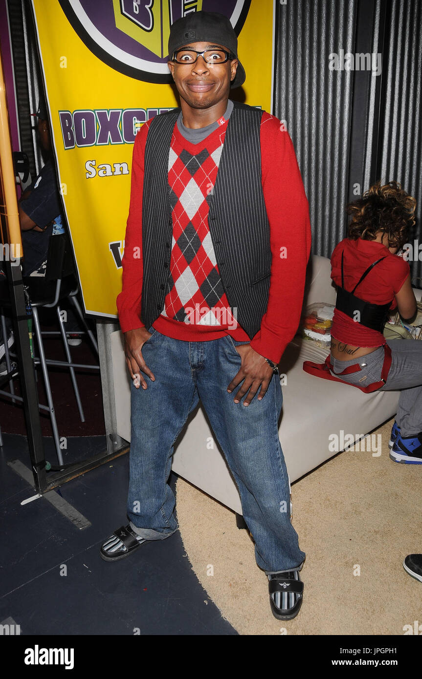 Diamond Robinson AKA Juice of Boxcuttuhz at the live taping of Randy ...