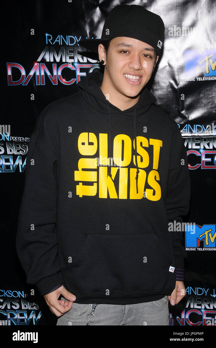 Kyle Hanagami of The Lost Kids at the live taping of Randy Jackson s ...