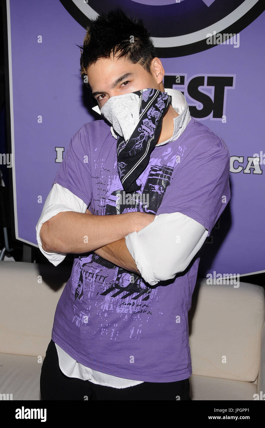 Dominic Sandoval AKA D-Trix of Quest at the live taping of Randy ...