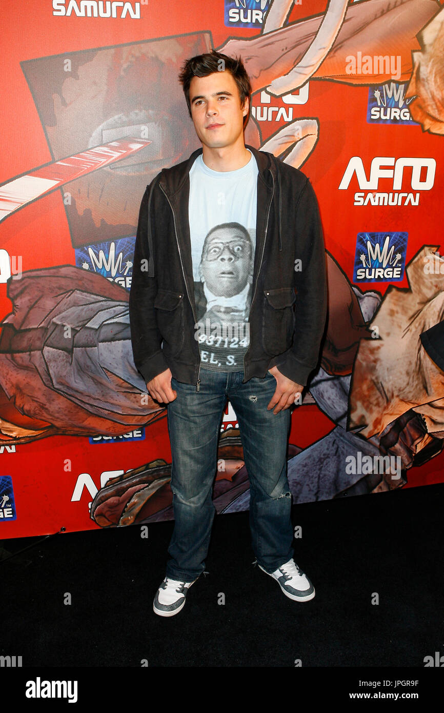 Ryan Sypek at the AFRO SAMURAI Videogame Launch Party held at the ...