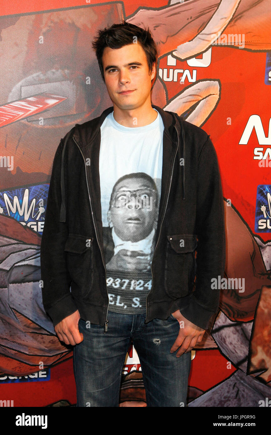 Ryan Sypek at the AFRO SAMURAI Videogame Launch Party held at the ...