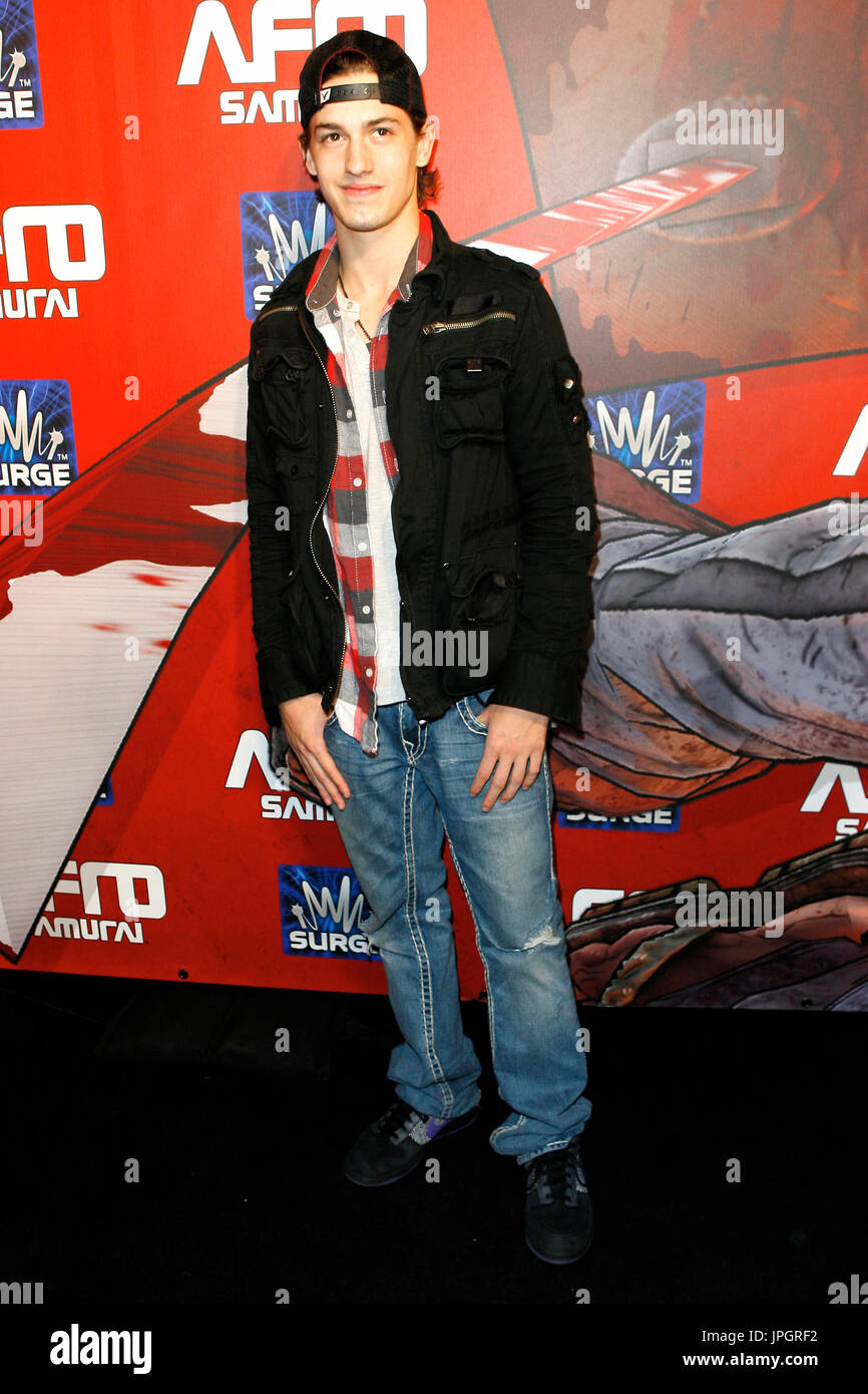 Asher Book at the AFRO SAMURAI Videogame Launch Party held at the ...