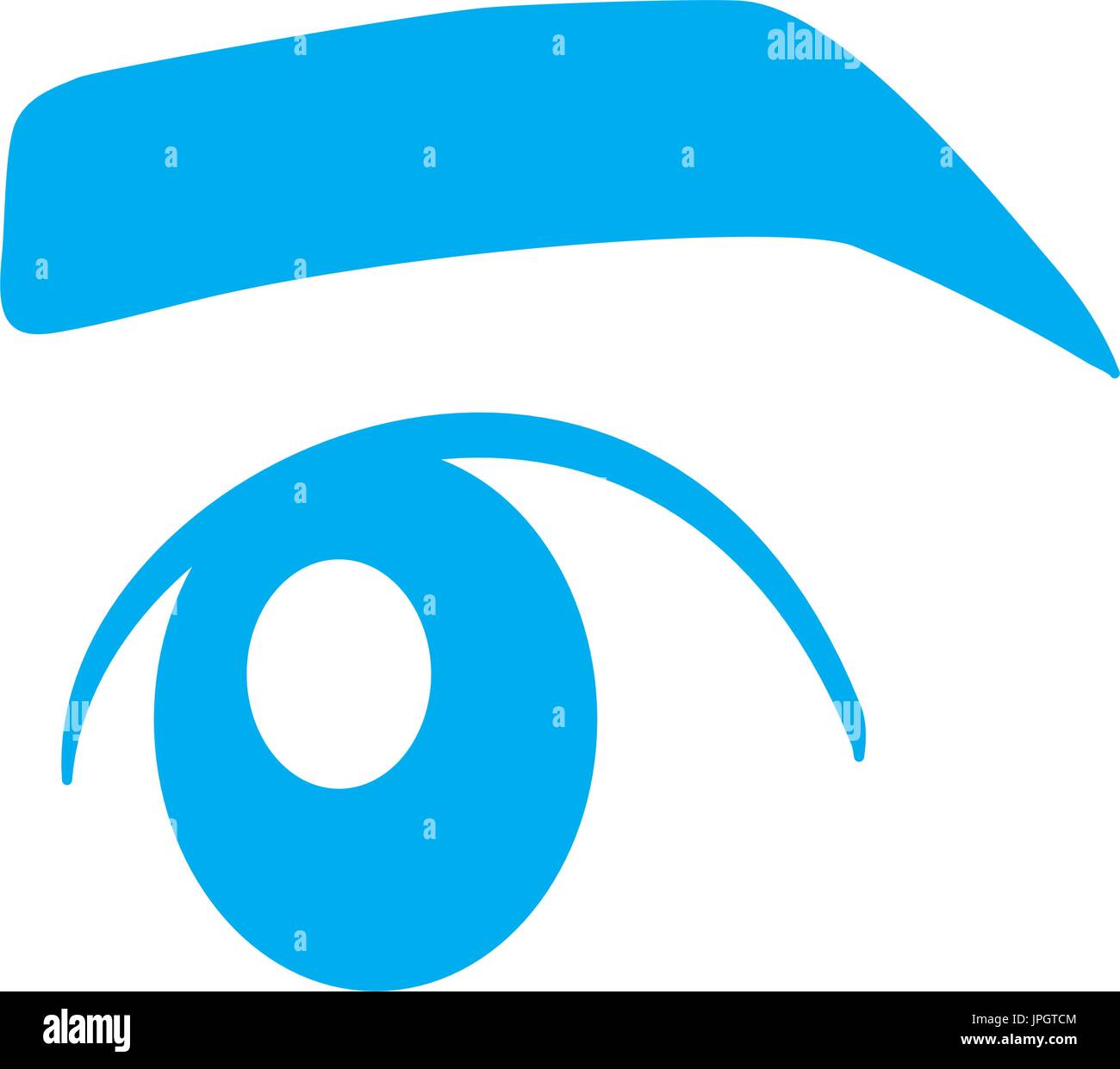 eye and eyebrow icon Stock Vector Image & Art - Alamy