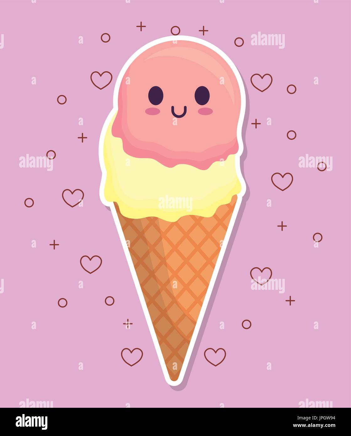 ice cream design Stock Vector Image & Art - Alamy
