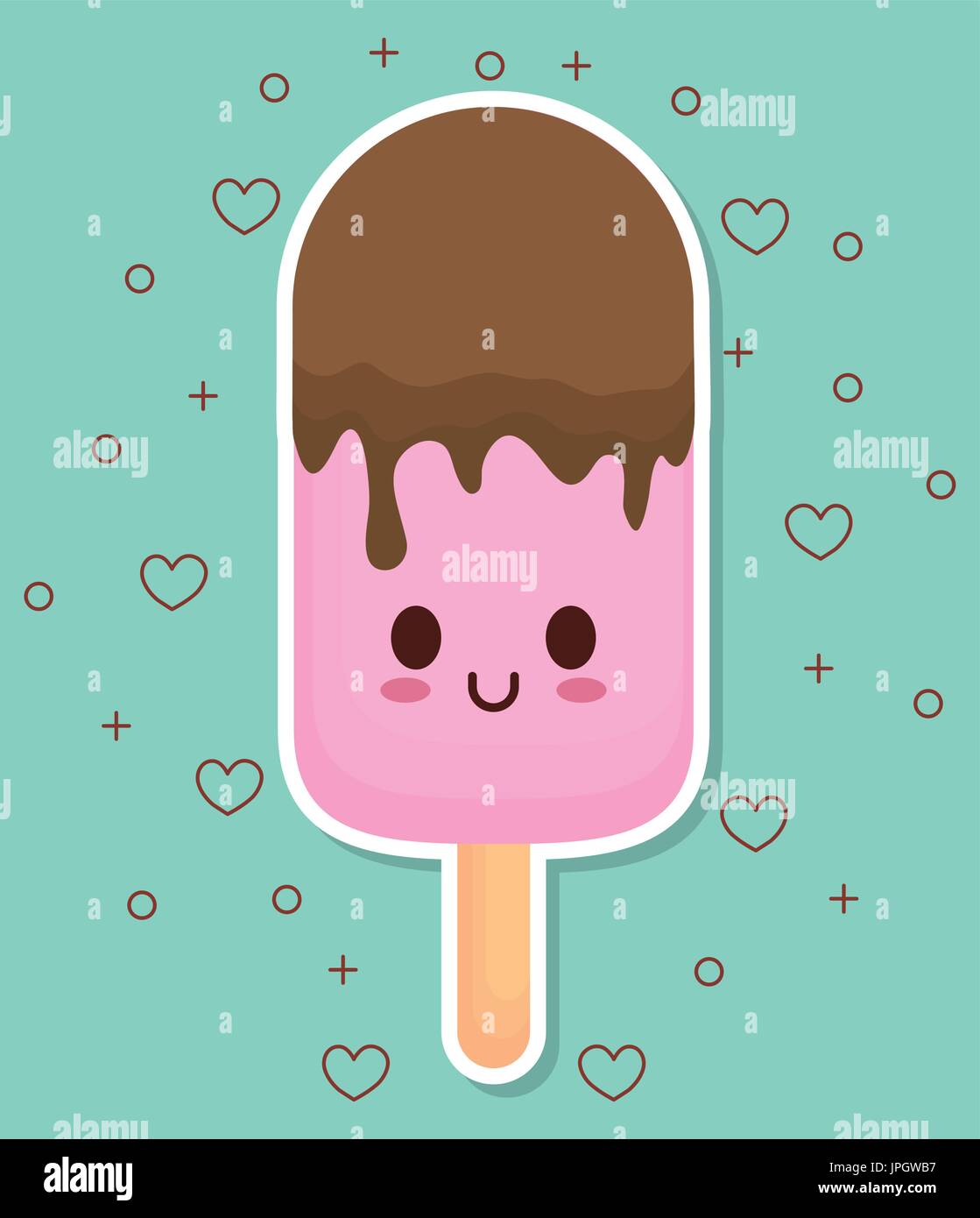 ice cream design Stock Vector Image & Art - Alamy