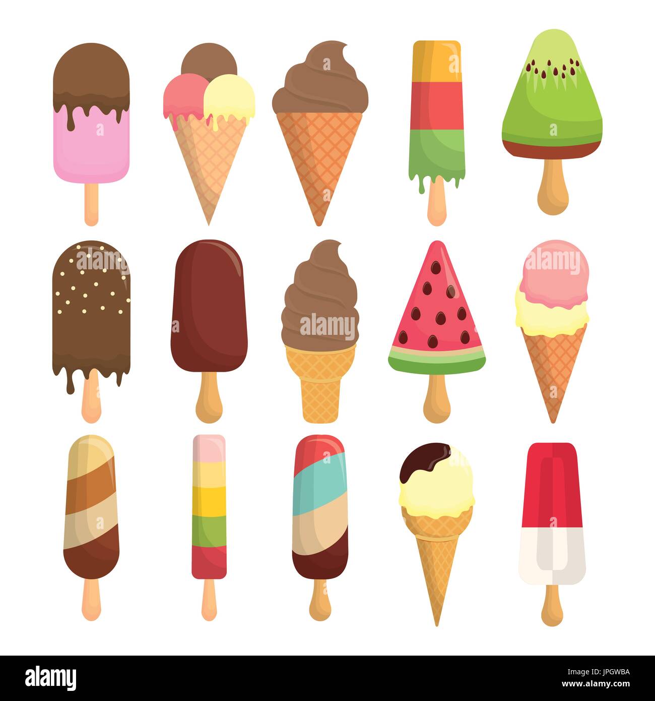 ice cream design Stock Vector Image & Art - Alamy