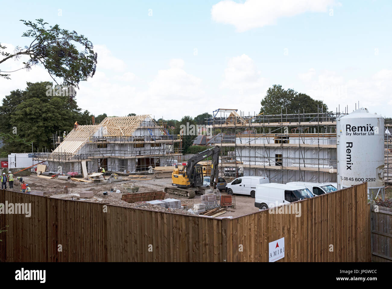 Housing development by Imiri Construction at Old Station Yard in Sutton ...