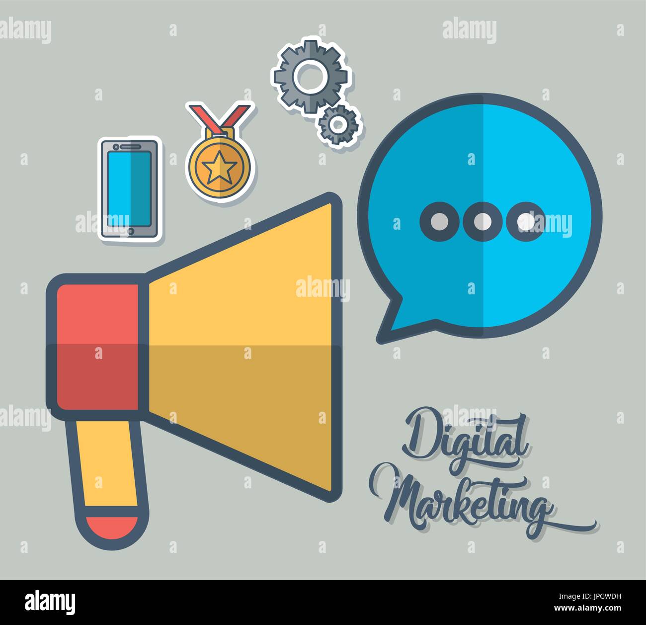 digital marketing design Stock Vector Image & Art - Alamy