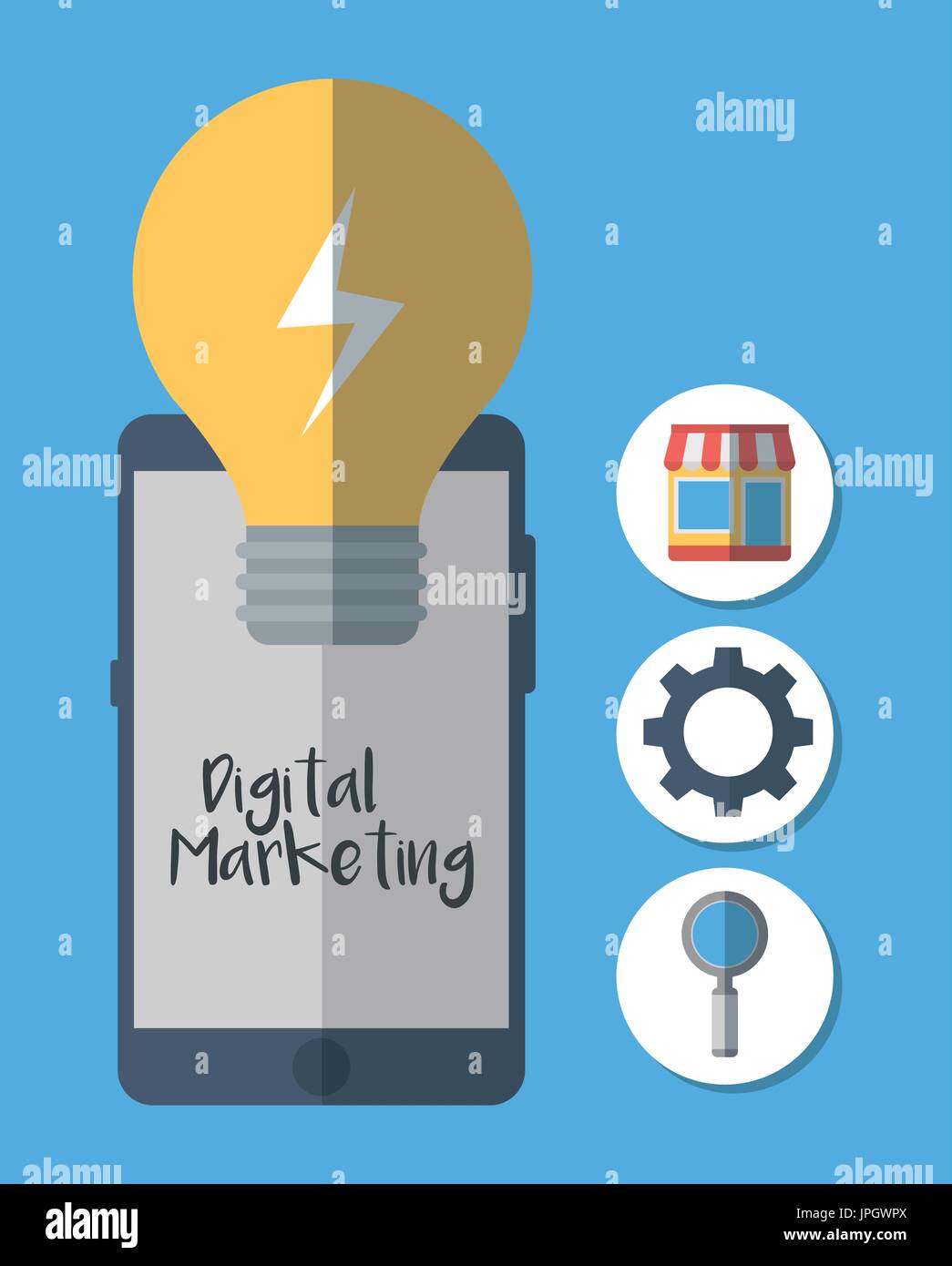 digital marketing design Stock Vector Image & Art - Alamy