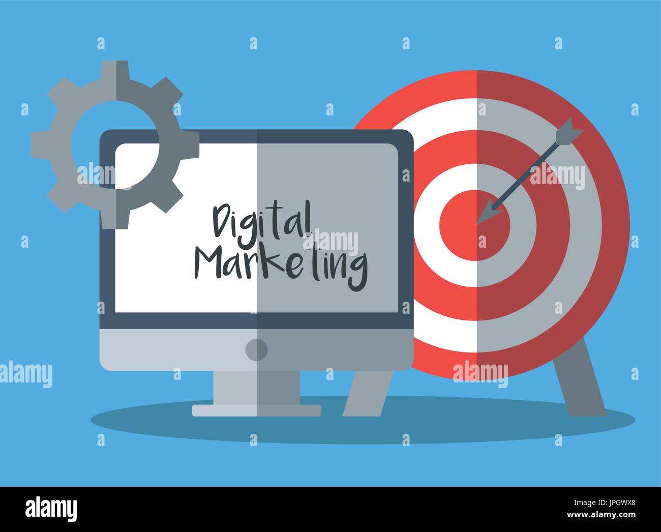digital marketing design Stock Vector Image & Art - Alamy