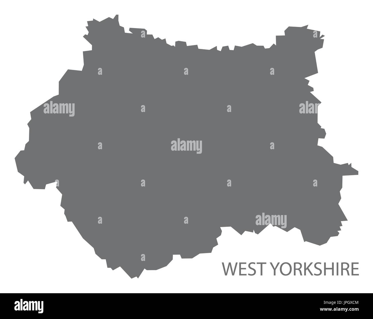 Modern map of yorkshire england hi-res stock photography and images - Alamy