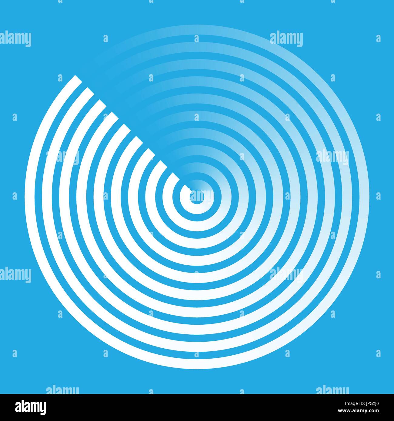 radar abstract icon symbol vector illustration Stock Vector Image & Art ...