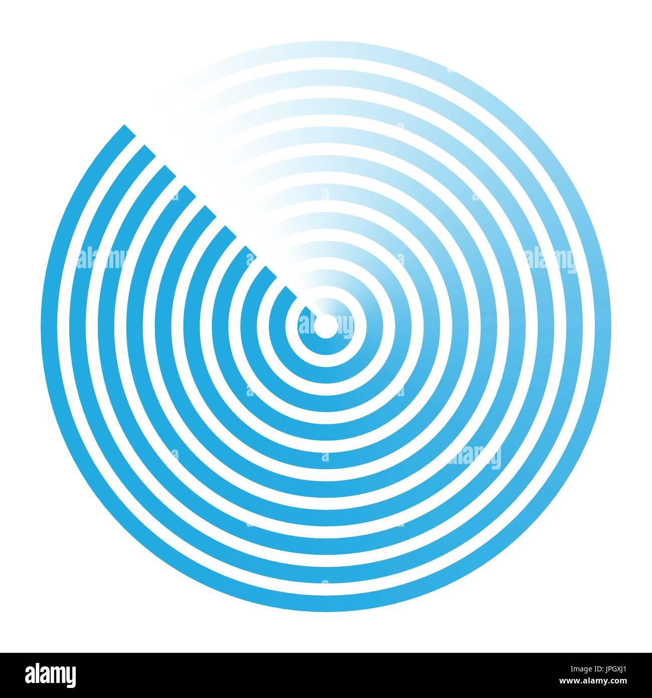 radar abstract icon symbol vector illustration Stock Vector Image & Art ...