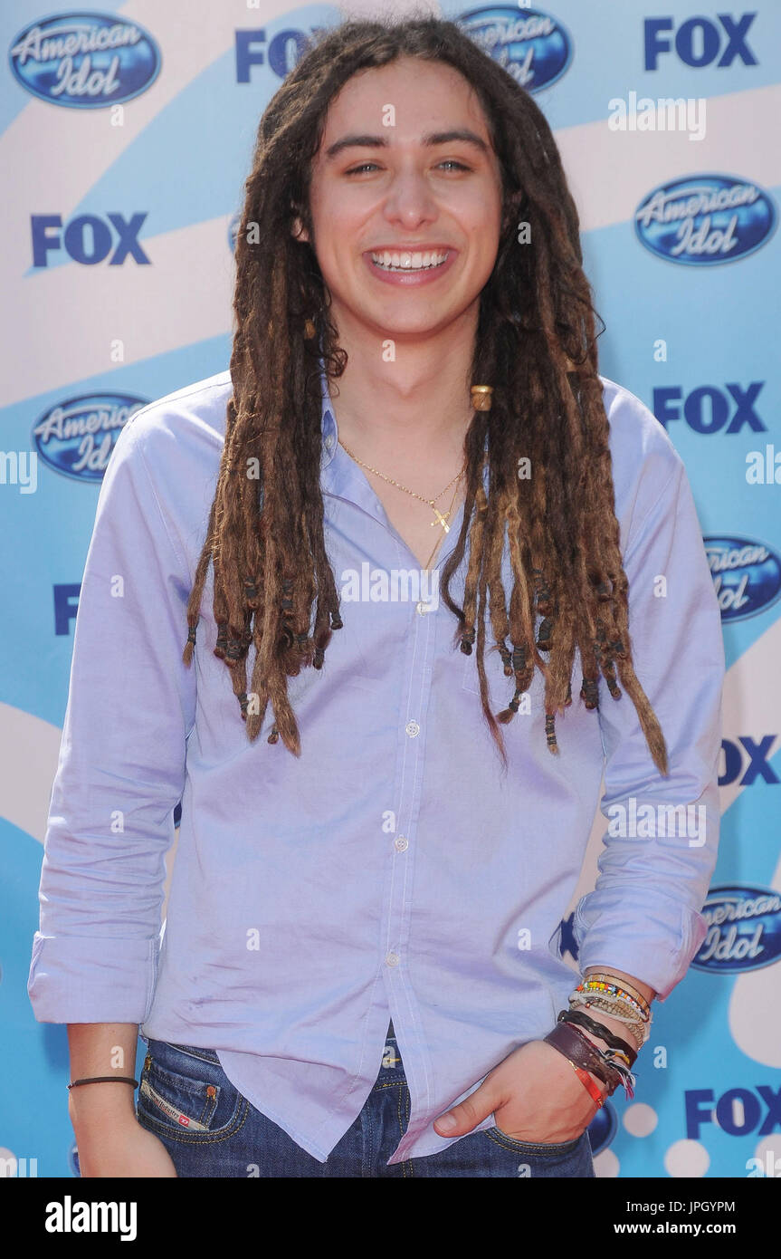 Jason Castro at the American Idol Season 8 Finale held at the Nokia ...