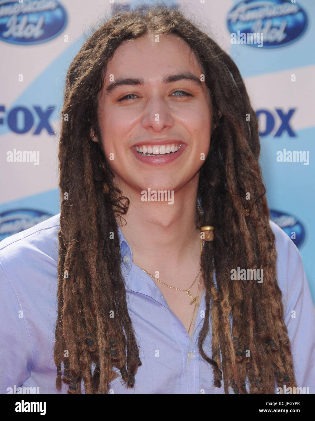 Jason Castro at the American Idol Season 8 Finale held at the Nokia ...