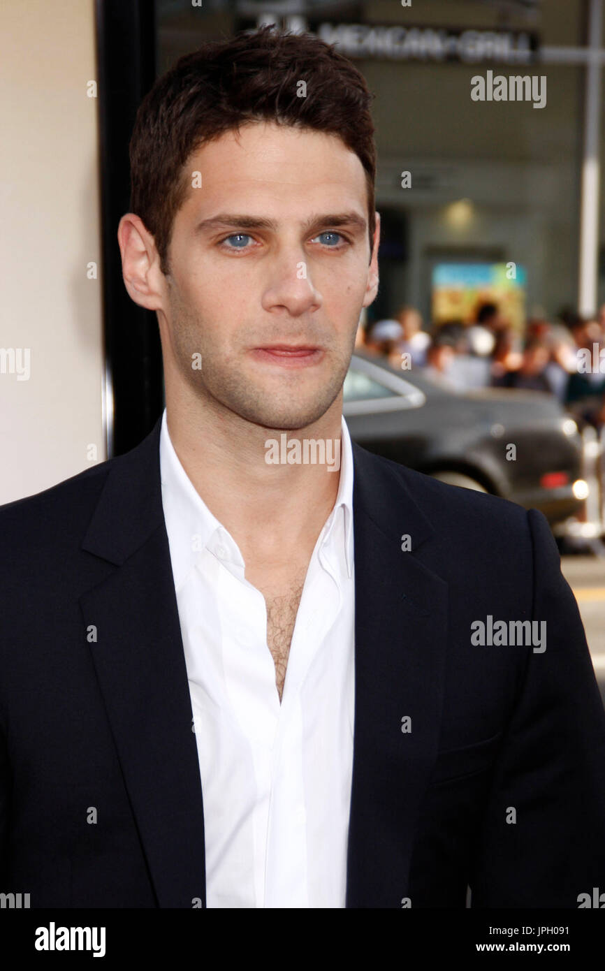 Justin Bartha at the Los Angeles Premiere of THE HANGOVER held at the ...