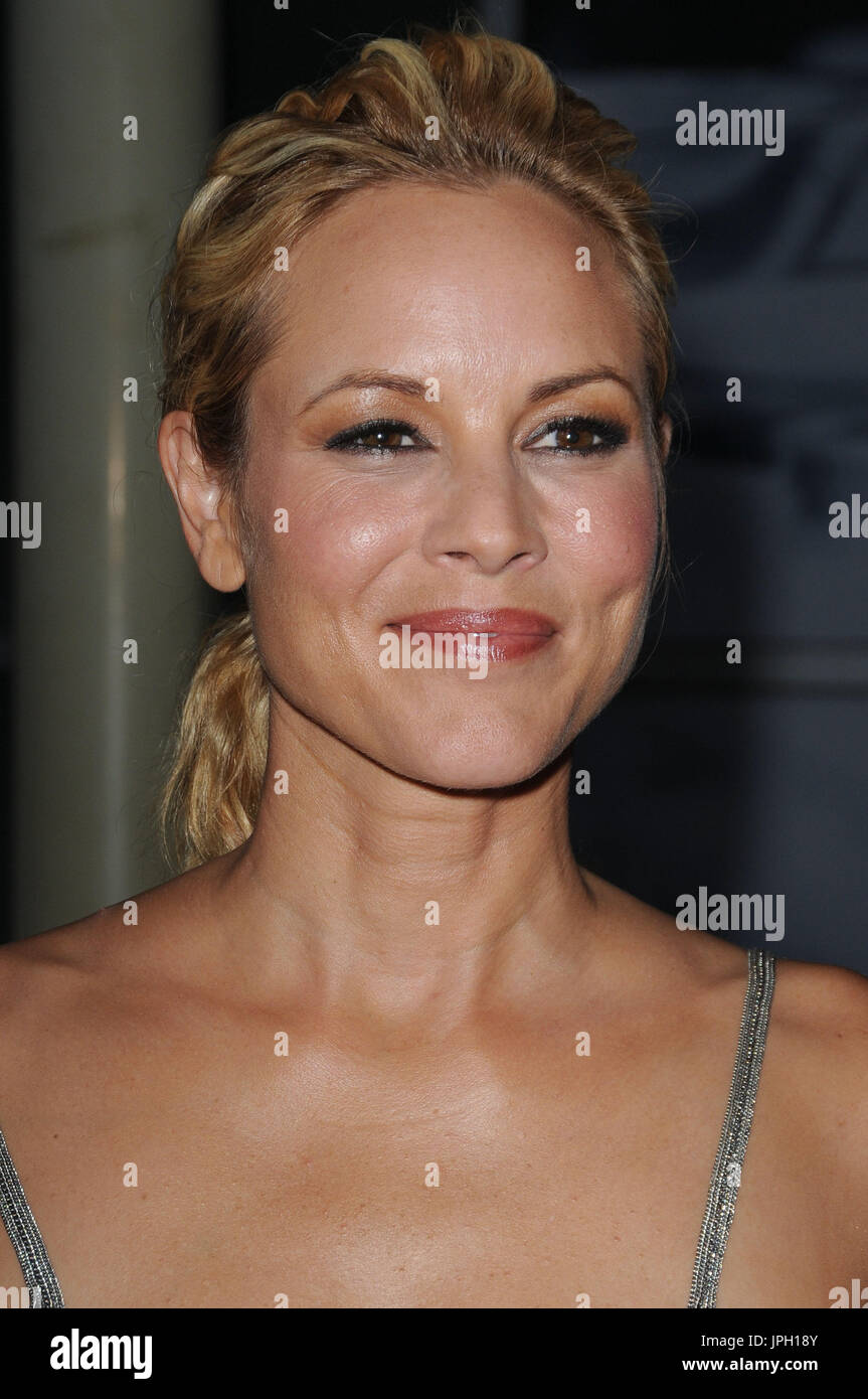 Maria Bello at the Los Angeles Premiere of "Towelhead" held at the ...